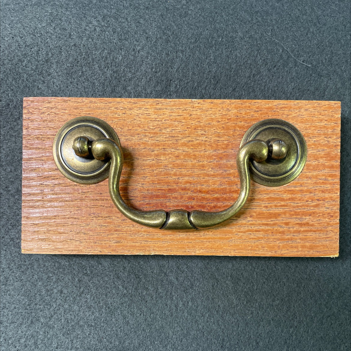 D. Lawless Hardware 3-1/2" Swan Neck Bail Pull Antique Brass | Wayfair